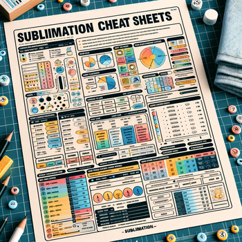 Sublimation Cheat Sheets for Crafters! – Epic Marks